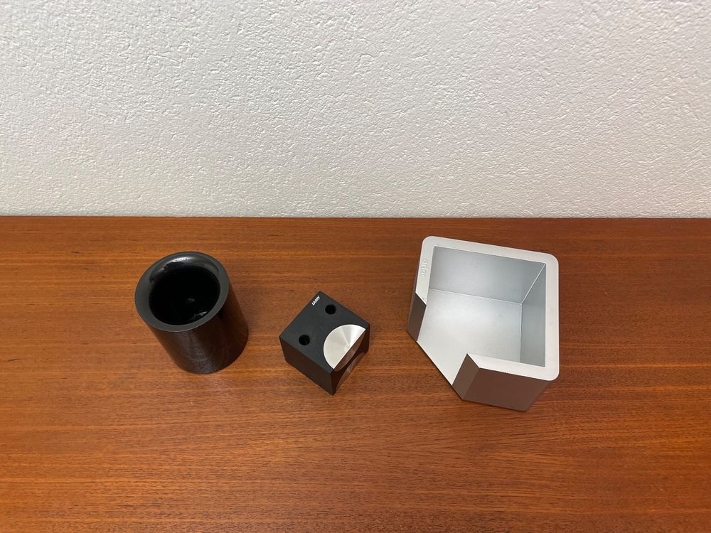 Schreibtisch Set 80s Design Stifthalter Zettelbox vintage (Gebraucht) in Zürich für CHF 39 – mit ...