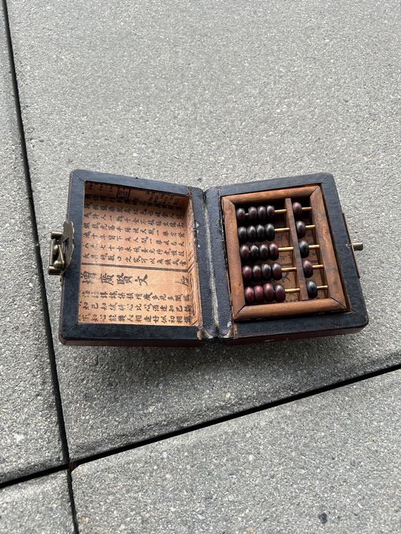 Antiker Abakus im Kästchen, Rarität China, Sammlerstück | Kaufen auf ...