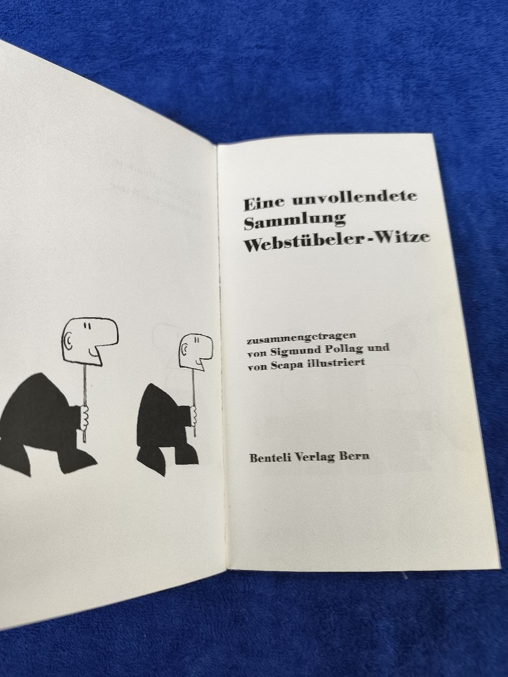 Webstübler Witze Sammlung, Benteli Verlag Bern, Top! 1968 ! (Gebraucht ...