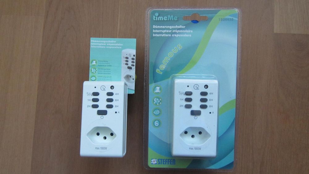 2 x Steffen Dämmerungsschalter, timeMe, 1 x in OVP (Neu (gemäss ...