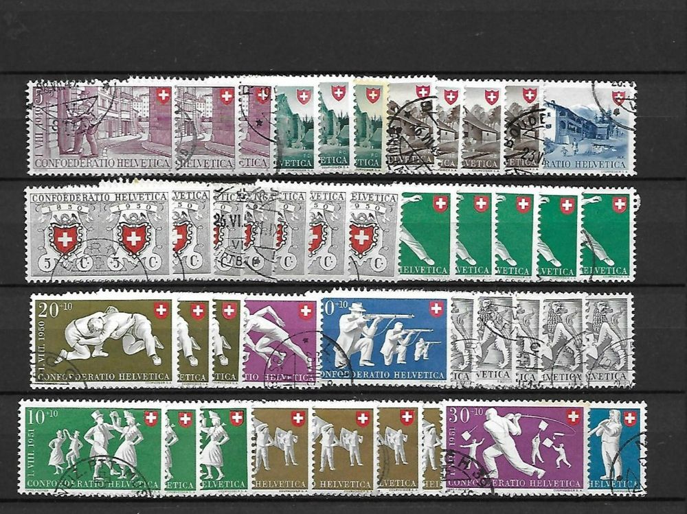 PP gest. Restlot 1949 - 1951 Kat: CHF 200.- | Kaufen auf Ricardo