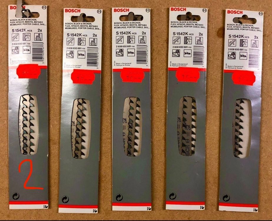 Stich-Säge Blätter zu Fuchsschwanz Bosch PFZ 550 PE (Neu (gemäss ...