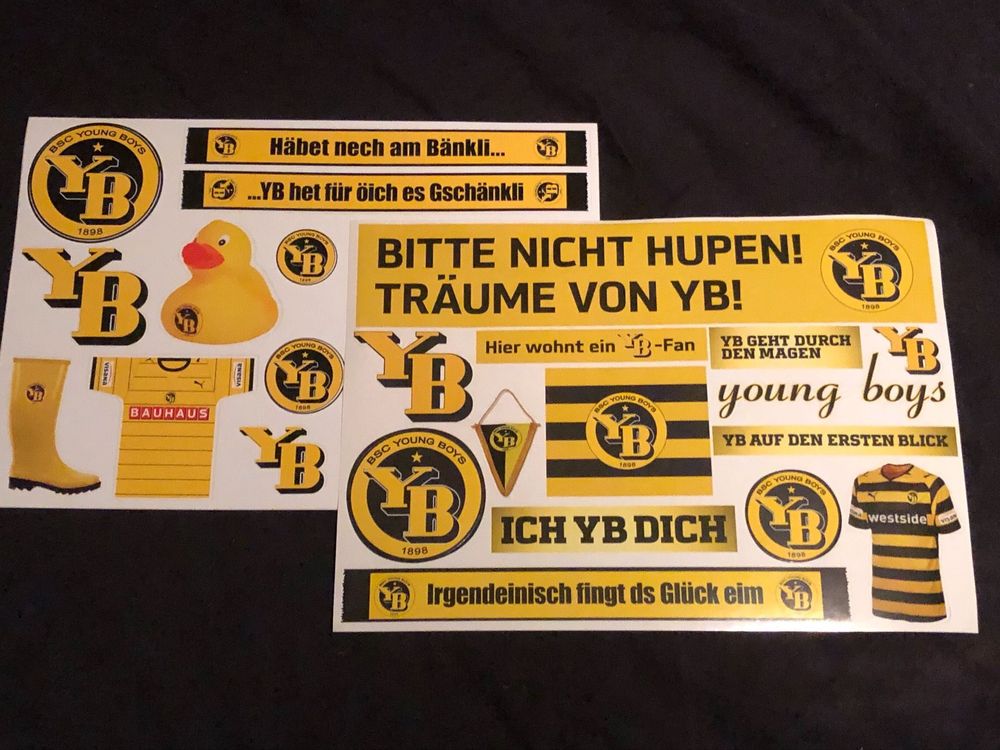 BSC YB Sticker je 5 Stück (Neu (gemäss Beschreibung)) in für CHF 7 ...