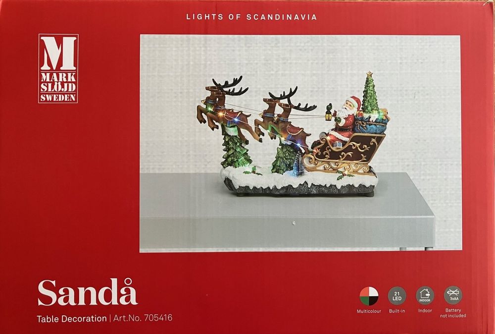 Nordische Weihnachts-Tischdekoration LED "Santa Claus" (Gebraucht) in ...