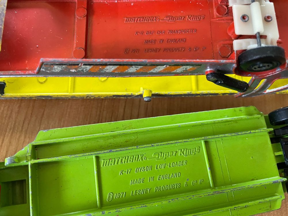 Alte Matchbox Lowloader, Transporter, 2x Traxcavator | Kaufen auf Ricardo