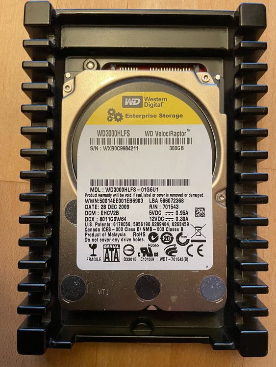 WD VelociRaptor WD3000HLFS (Gebraucht) in für CHF 8 – mit Lieferung auf ...