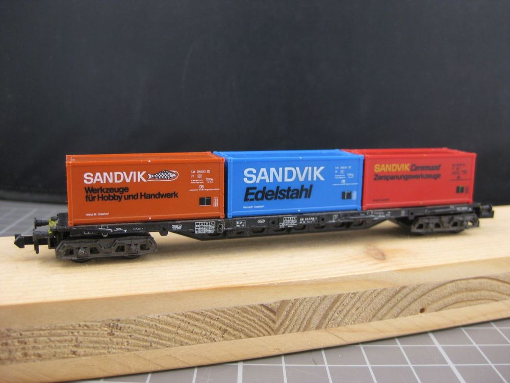 Minitrix Containerwagen mit 3 Container (Gebraucht) in Malters für CHF ...