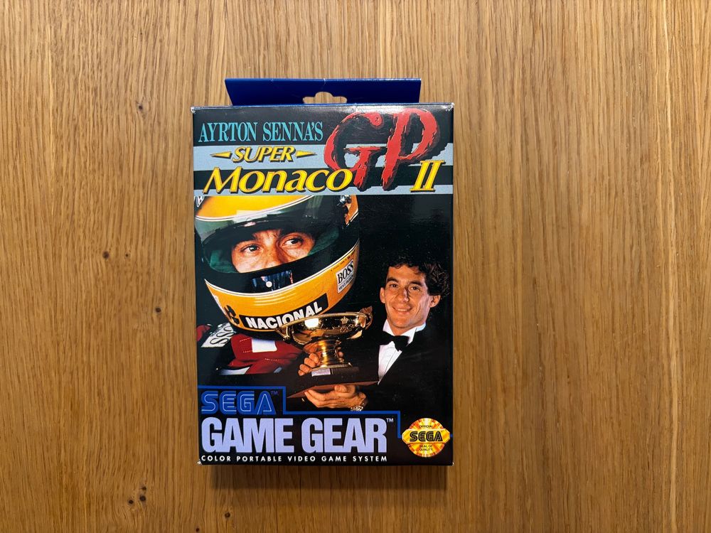 Sega Game Gear - Super Monaco GP2 Senna / Komplett OVP / CIB (Gebraucht ...