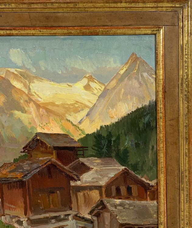 Ernst Hodel (1852-1902) Berglandschaft Gemälde (Gebraucht) in Root für CHF 245 – mit Lieferung ...