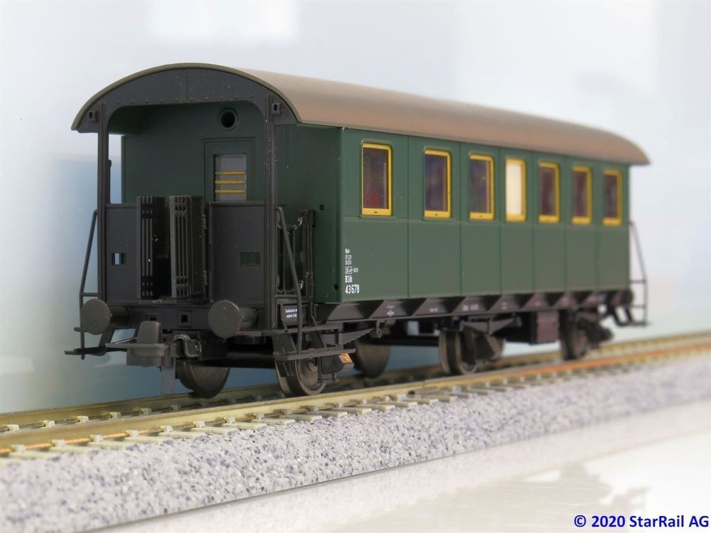 Roco 44866 ÖBB Gepäckwagen Bi3h grün 43678 Epoche III (Neu (gemäss ...
