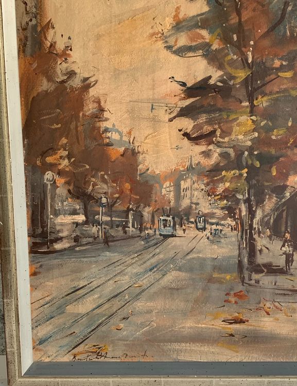 Hans Soppera (1900-1963) Stadt Zürich Gemälde (Gebraucht) in Root für ...
