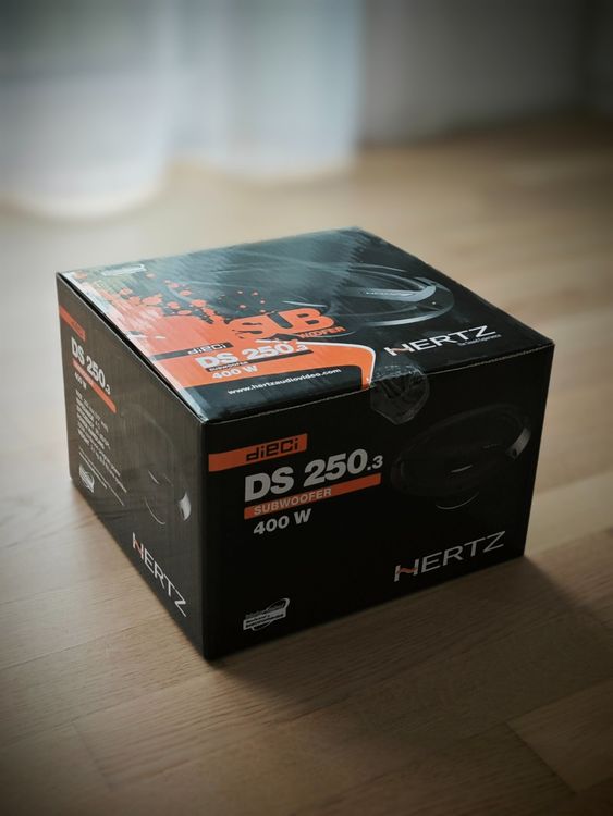 HERTZ DIECI DS250.3 SUBWOOFER (NEU) (Neu und originalverpackt) in ...