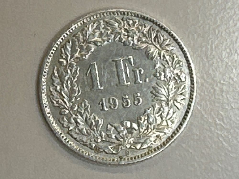 1 Fr.Silber Schweiz 1955 ss+ | Kaufen auf Ricardo