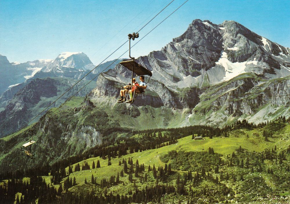 Braunwald - Sessellift Gumen (Foto Barbier, Braunwald) (Gebraucht) in Hombrechtikon für CHF 0.5 ...