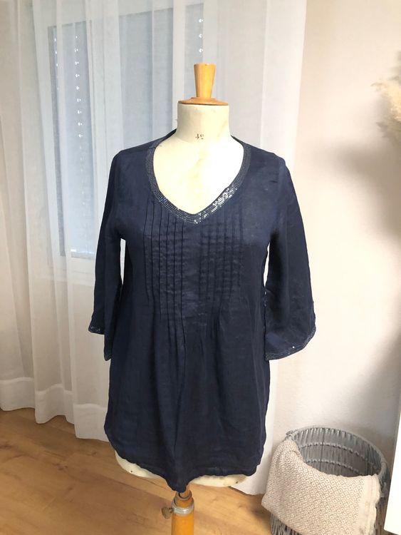 Kate Storm Bluse 100% Leinen | Kaufen auf Ricardo