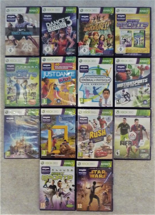 14 Games Kinect-Sensor | Kaufen auf Ricardo