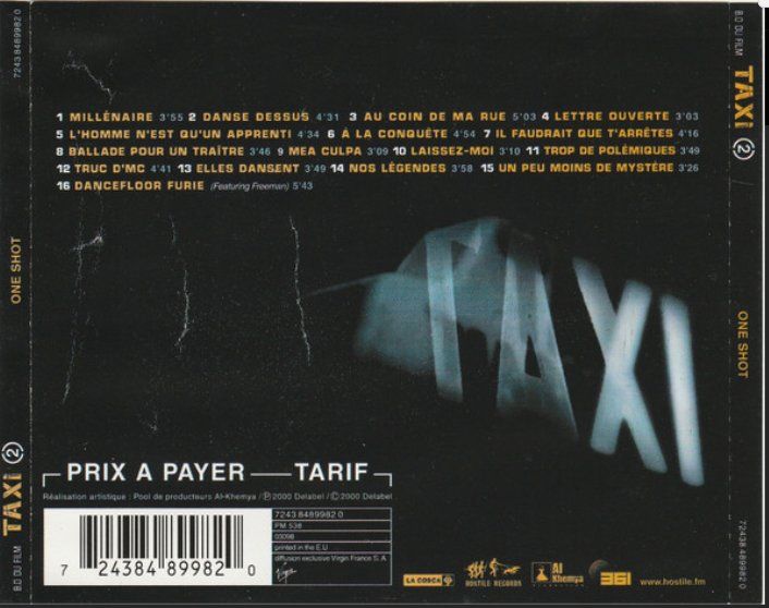 Taxi 2 - BO du Film culte - CD Original (D'occasion) à St-Prex pour CHF ...