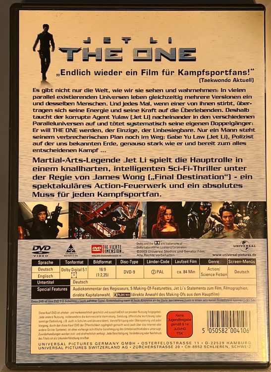 DVD - THE ONE - JET LI | Kaufen auf Ricardo
