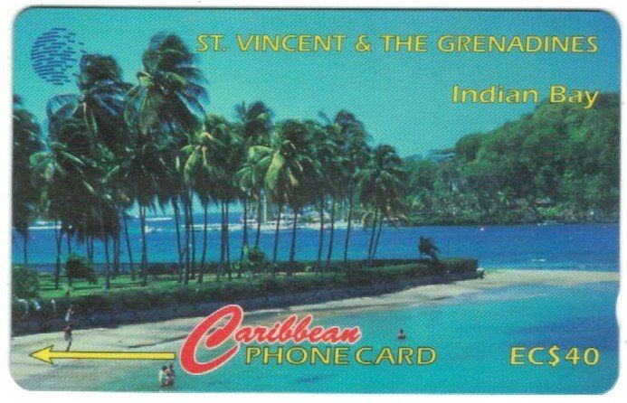Telefonkarte St. Vincent & the Grenadines, Indian Bay (Gebraucht) in ...