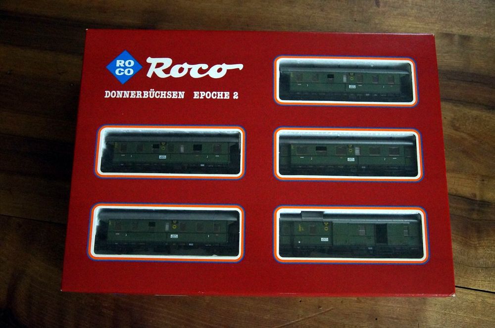 Roco 04062 S - DB Donnerbüchsen Wagen-Set mit Fehlteilen | Kaufen auf ...