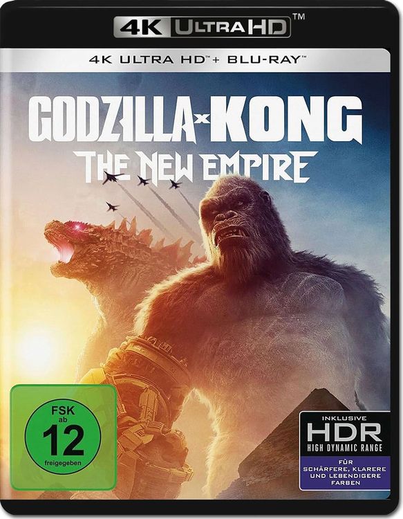 Godzilla x Kong: The New Empire Blu-ray UHD (2 Discs) (Neu (gemäss ...