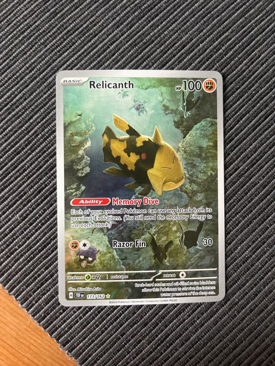 Pokemon Relicanth Art Rare Temporal Forces englisch (Neu (gemäss ...