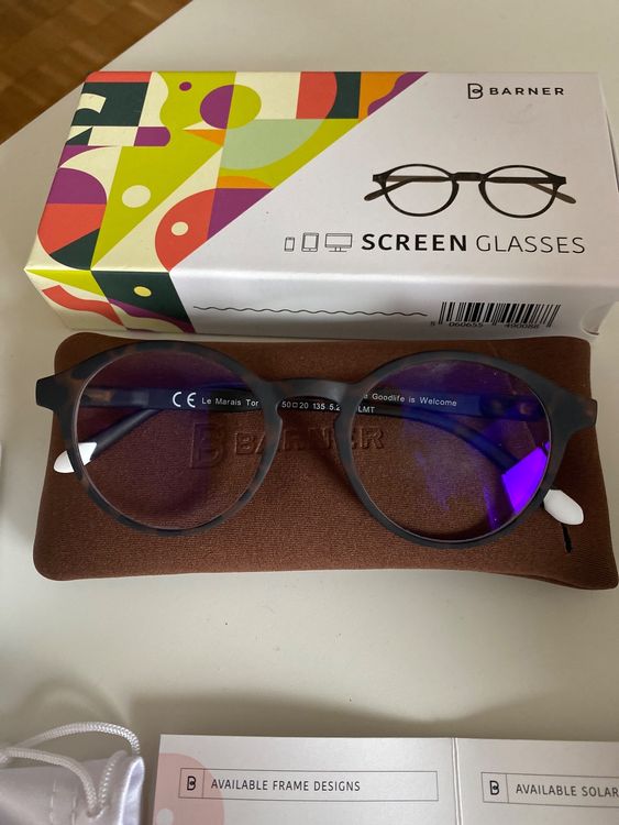 Barner Screen Glasses Braun Le Marais Form + Solar Clip on (Neu und originalverpackt) in Zuerich ...