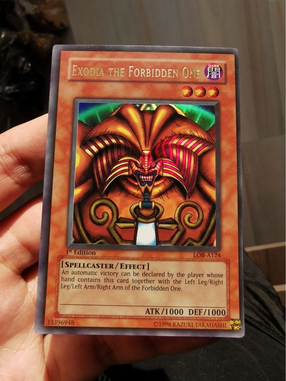 Yugioh Exodia the forbidden one LOB 1st (Neu (gemäss Beschreibung)) in ...