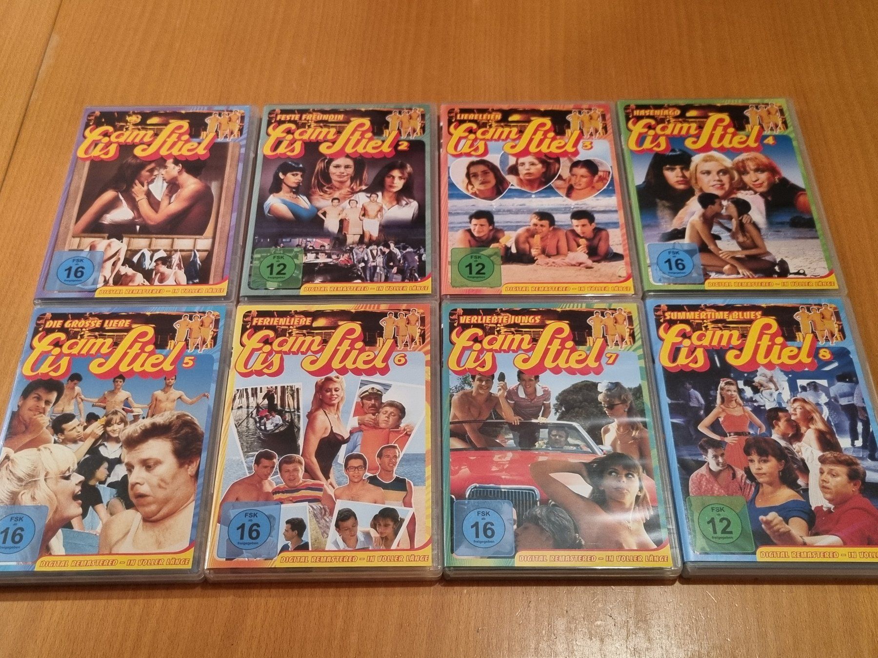 DVD: Eis am Stiel - Digital Remastered - Teil 1-8 - 9 Discs (Gebraucht ...