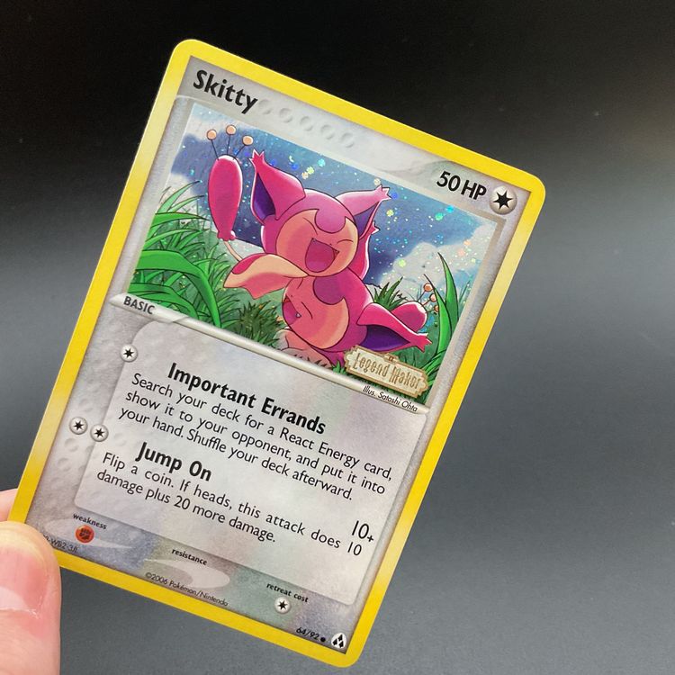 Pokémon Skitty Holo Stamp 64/92 Ex Legend Maker EN NM Ab 1 (Gebraucht ...