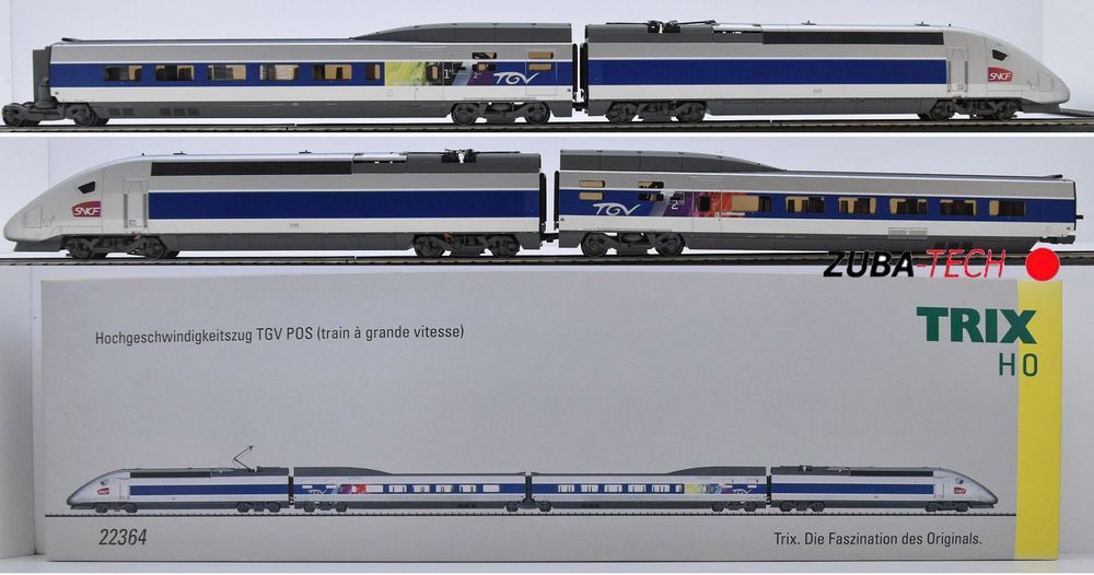 Trix 22364 Hochgeschwindigkeitszug TGV POS SNCF GS mit OVP | Kaufen auf ...