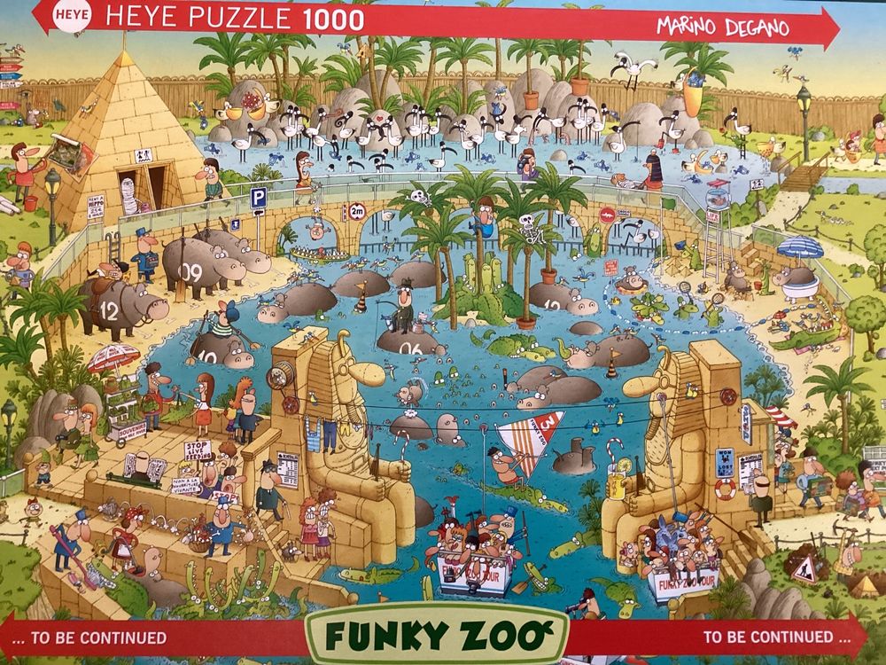Heye Puzzle Funky Zoo 1000 tlg. | Kaufen auf Ricardo