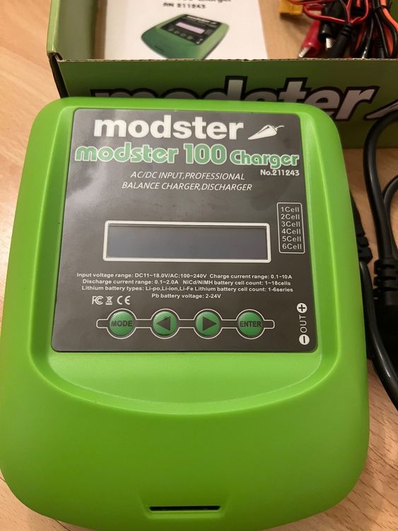 Modster 100 Charger RC Ladegerät (Neu (gemäss Beschreibung)) in Mirchel für CHF 39 – mit ...