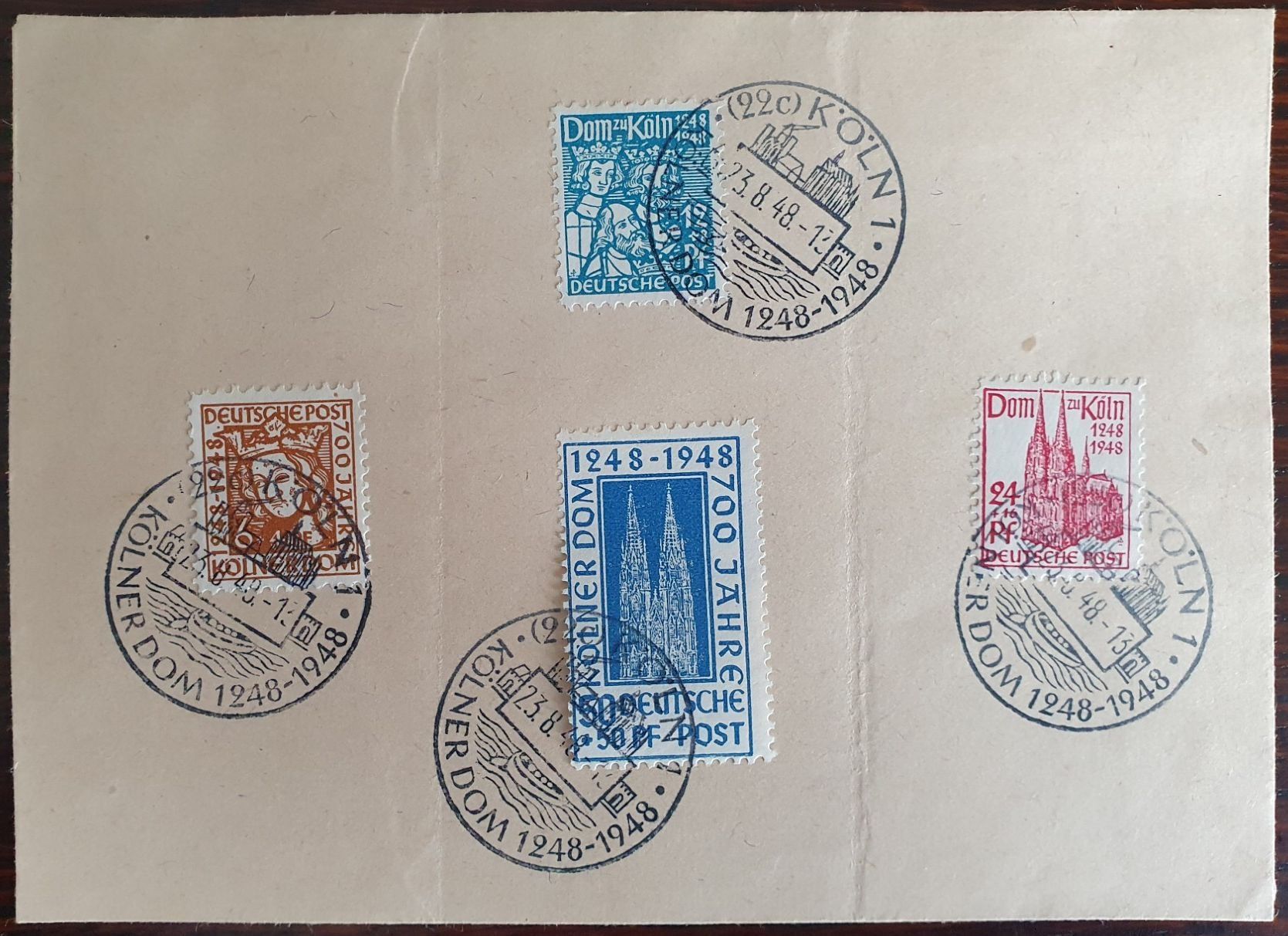 Bi-Zone Mi 69-72 Kölner Dom (Gebraucht) in Fislisbach für CHF 3 – mit ...