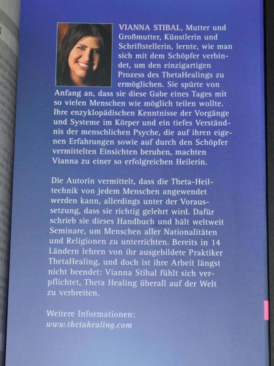 Vianna Stibal - Theta Healing - Die Heilkraft der Schöpfung (Gebraucht ...