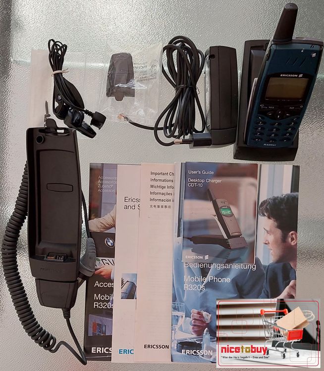 ERICSSON R320sc WAP-phone inkl. viel Zubehör! Top-RARITÄT! (Neu (gemäss ...