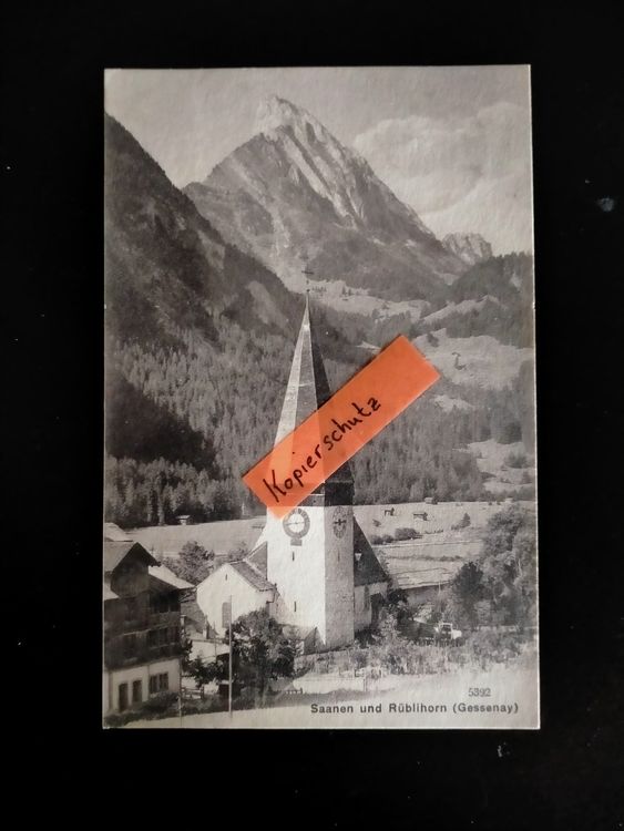 Saanen und Rüblihorn (Gessenay) Simmental Bern AK Kirchen (Gebraucht) in Küssnacht am Rigi für ...