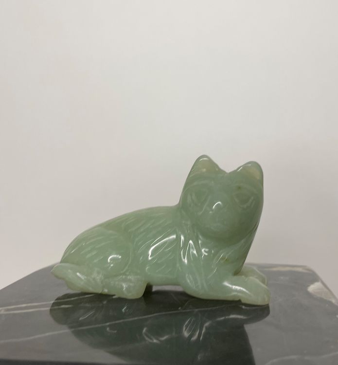 Old Chinese Jade figurine - cat (Gebraucht) in Zürich für CHF 2 – mit ...