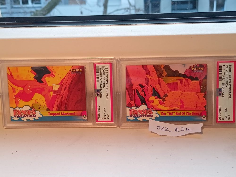 Glurak Pokemon Karte Trapped Charizard PSA 8 Topps The Race | Kaufen ...