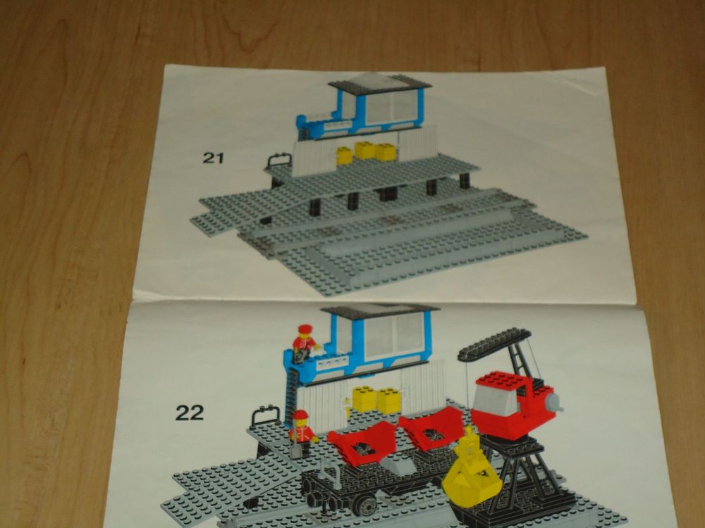 Lego 7838 Güterbahnhof 1983 Bauplan (Gebraucht) in Schattdorf für CHF 7 ...