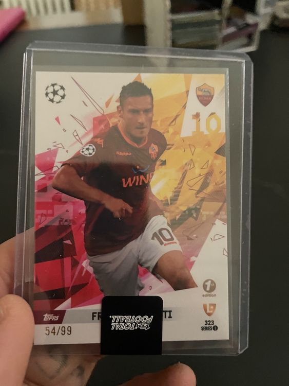 Francesco Totti roma legend topps total football 1st ed /99 | Kaufen ...