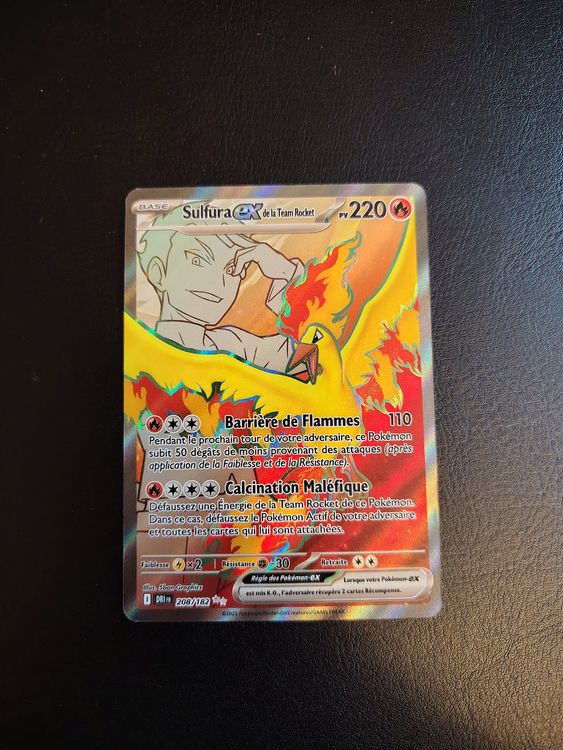 Carte pokémon Sulfura ex de la Team Rocket (Neu (gemäss Beschreibung ...