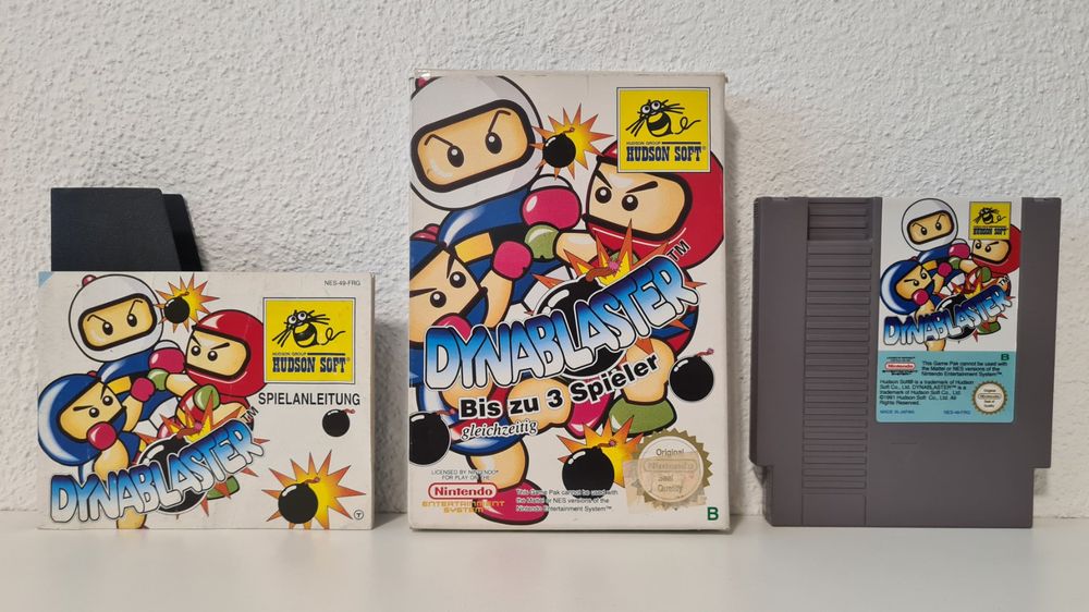 DYNABLASTER - BOMBERMAN - CIB / Pal B Nintendo NES (Gebraucht) in ...