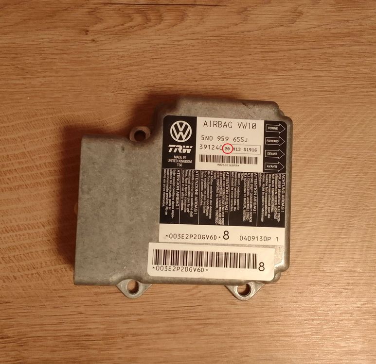 Steuergeräte airbag Volkswagen (5N0 959 655 J) | Kaufen auf Ricardo