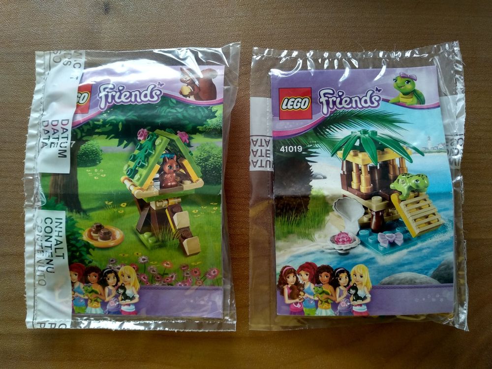 Lego friends 41017 und 19 Eichhörnchenhaus und Schildkröte | Kaufen auf ...