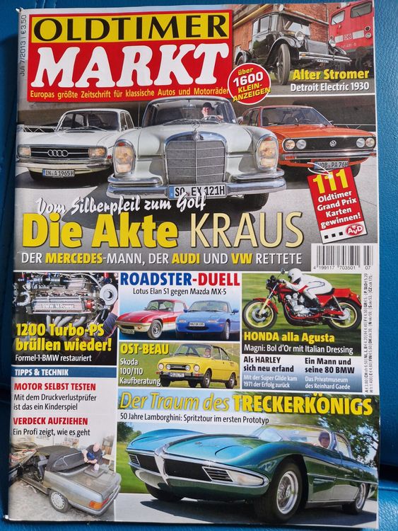 Lotus Elan S/Mazda MX5 50 J.Lamborghini Skoda 100/110 Harley (Gebraucht) in Kölliken für CHF 5.5 ...