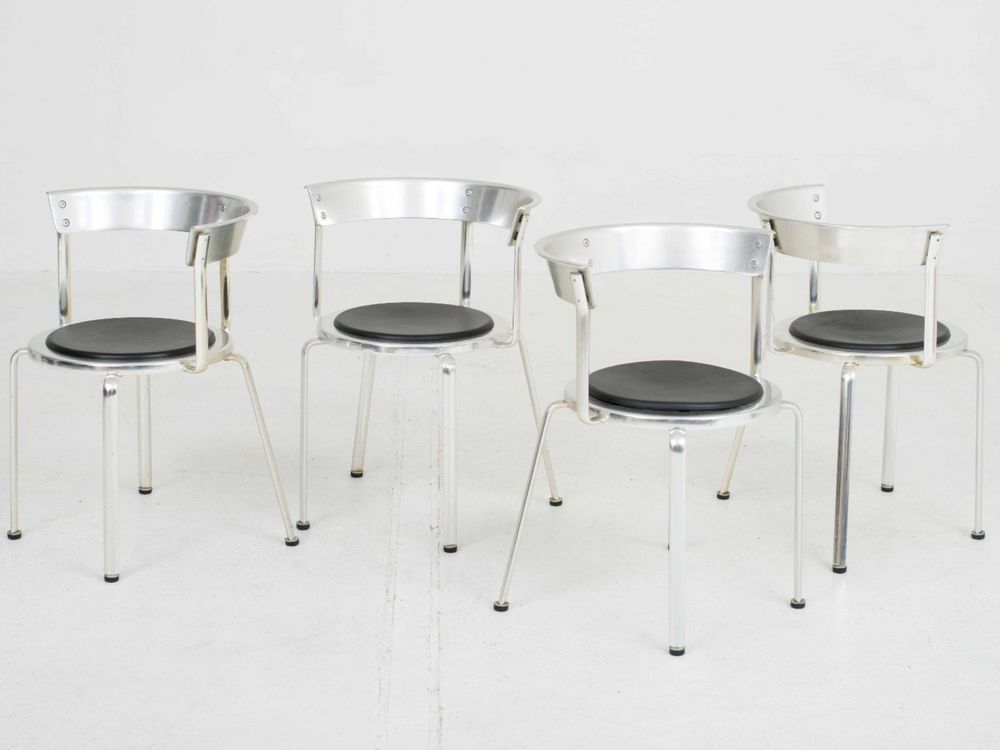 Seledue Alu4 Stühle mit Sitzkissen von Kurt Thut, 4er Set | Kaufen auf ...
