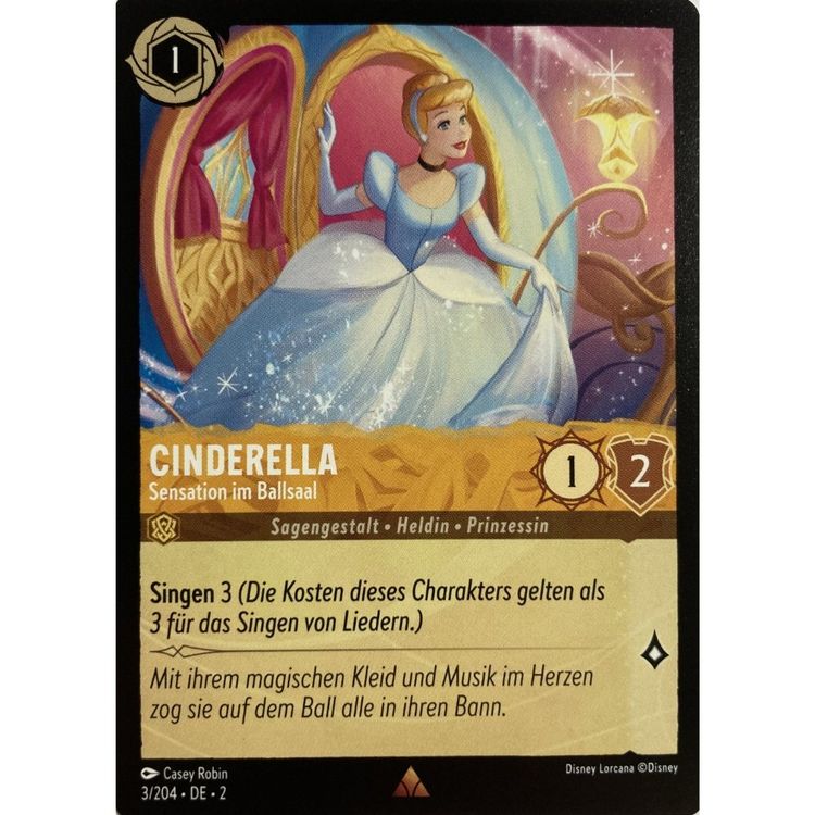 Cinderella - Sensation im Ballsaal 3/204 - Disney Lorcana TC | Acheter ...