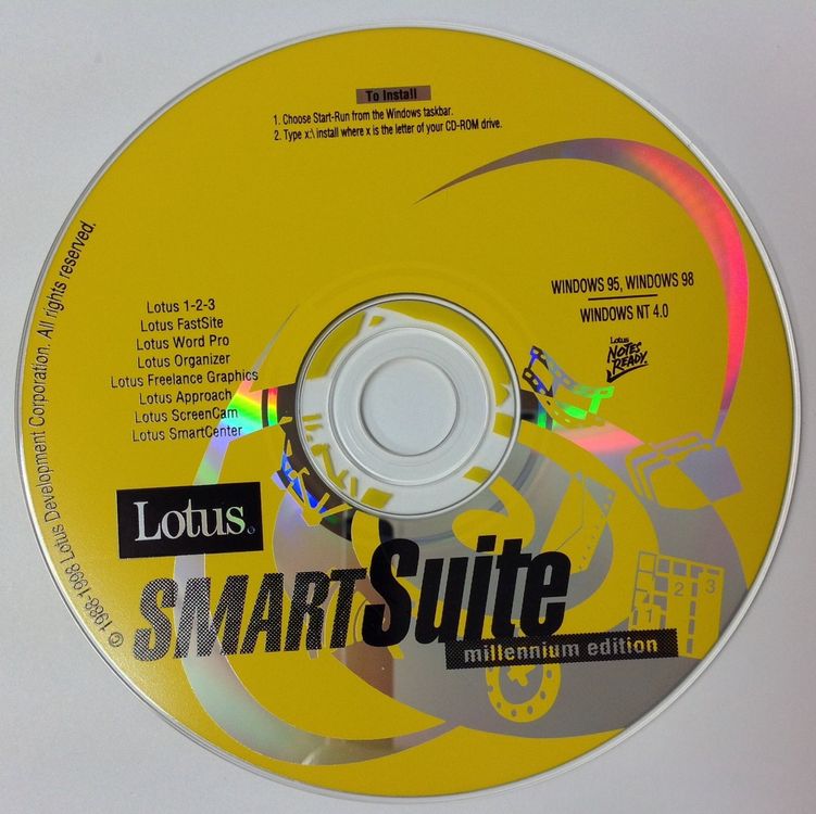 Lotus Smart Suite Millennium Edition CD original (Gebraucht) in Reinach ...