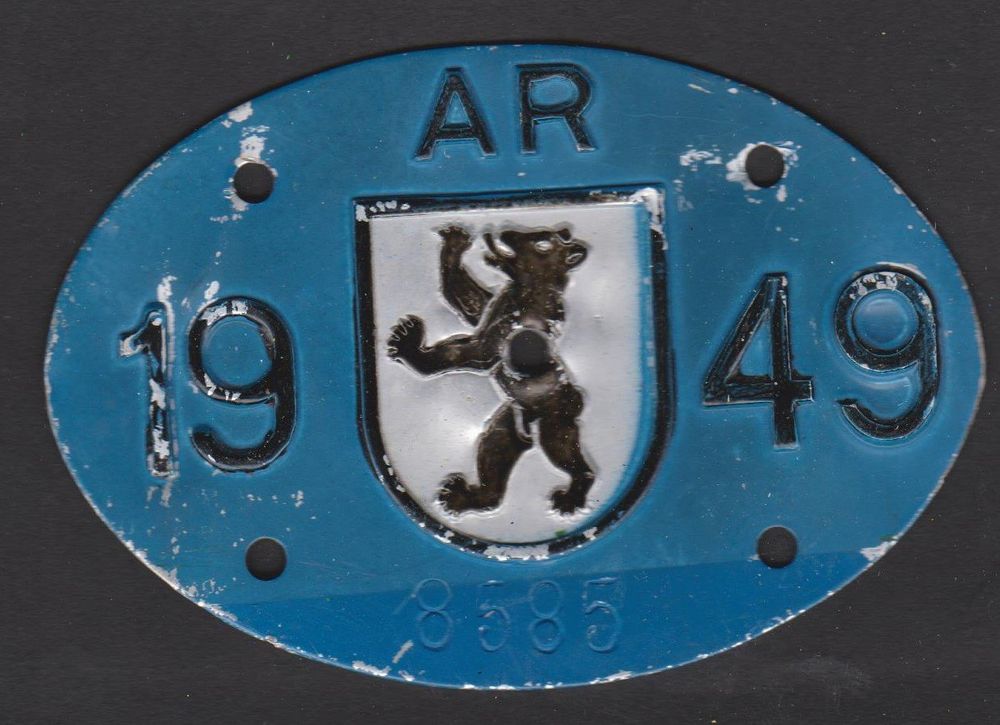 Velonummer AR 1949 | Kaufen auf Ricardo